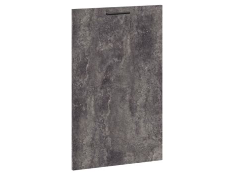 Кухонный фасад декоративная панель для посудомоечной машины Урбан 45х72х1 6 см Цемент темный