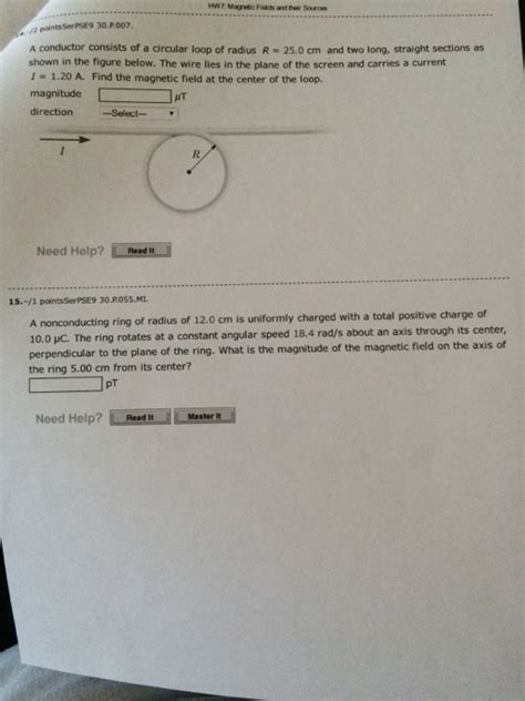 solved a conductor consists of a circular loop of radius r