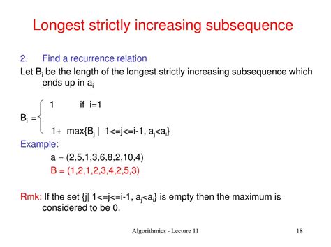 Ppt Lecture 11 Dynamic Programming I Powerpoint Presentation