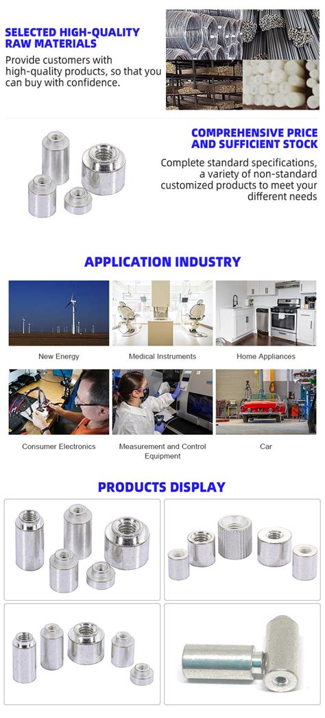 Blind Hole Nut Set Brass Steel Smtso M2 5 3 8 Ideal For Precision Assembly Pcb Mounting China
