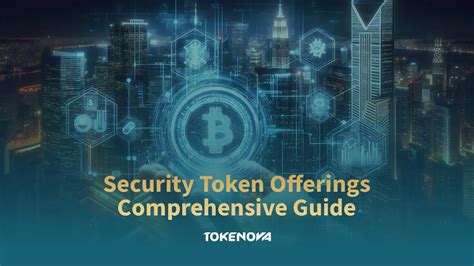 Security Token Offerings Stos Your Comprehensive Guide