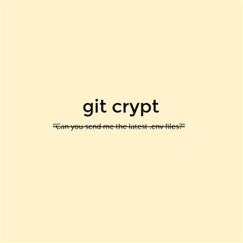 git crypt