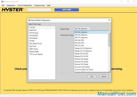 Hyster Diagnostic Program Pc Service Tool V5 2 2023 Manualpost