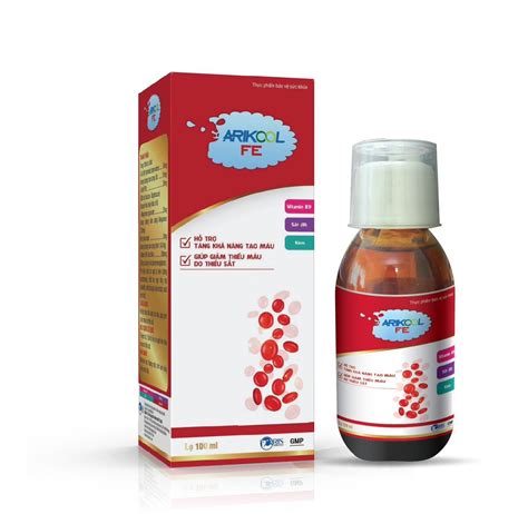Arikool Fe TĂng KhẢ NĂng TẠo MÁu GiÚp GiẢm ThiẾu MÁu Do ThiẾu SẮt