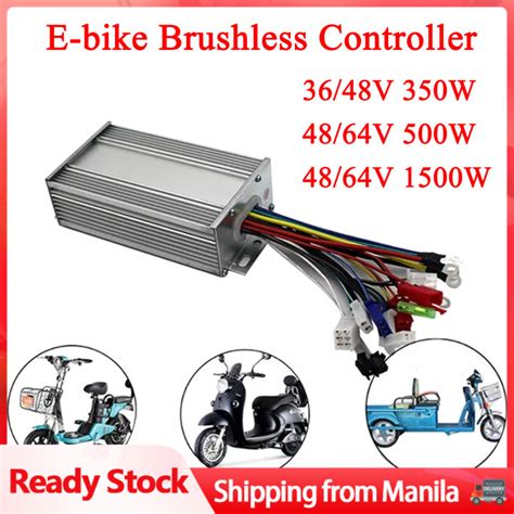 E Bike Scooter Brushless Dc Motor Controller 36 48v 350w Dc Electric