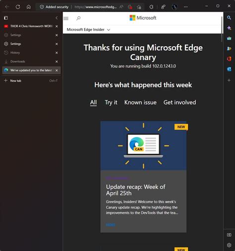 Vertical Tabs In Edge Now Have The Mica Surface R Windows11