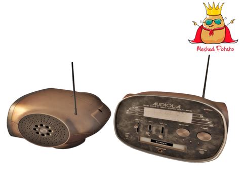 second life marketplace meshed potato retro futuristic radio full