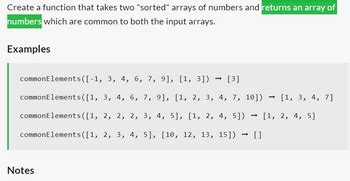 Answered Create A Function That Takes Two Sorted Arrays Of Numbers