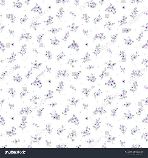 Flower Pattern Ditsy Floral Seamless Pattern Stock Vector Royalty Free