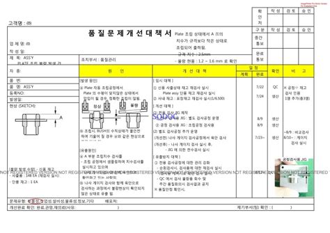 불량대책서품질대책서재발방지대책서품질문제 개선대책서부적합황삭정삭대책서품질문제 대책서불량대책서품질개선 대책서공급