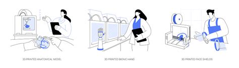 의료 추상적인 개념 벡터 삽화의 3d 인쇄 보철 장비에 대한 스톡 벡터 아트 및 기타 이미지 보철 장비 아이콘 3차원 형태 Istock