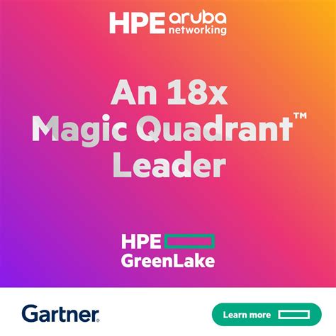 Hpe Aruba Networking On Linkedin Gartner Reports