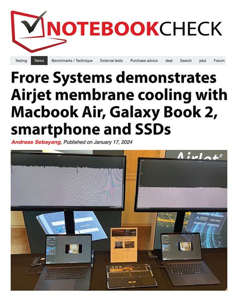 News Frore Systems