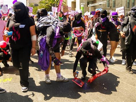 La Marcha Del 8m De 2024 En Cdmx En Fotos Infobae