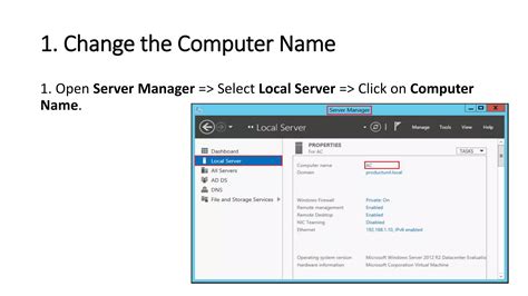 install active directory and configure domain controller pptx