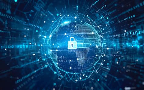 Global Cybersecurity Network Illustration Premium Ai Generated Image