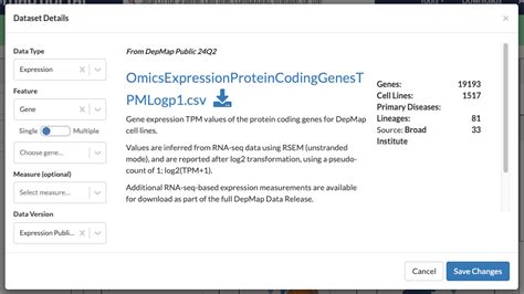 Cell Line Selector What Data Does It Use For Expression Qanda