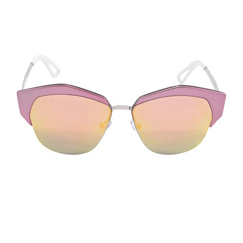 Uv400 Mirror Coating Glasses Revo Sunglasses Women Brand Designer Two Color Plated Lense Cat Eye