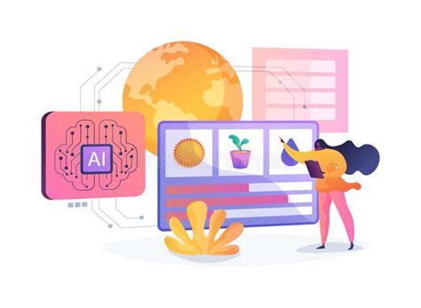 Ai Powered Resource Management Abstract Concept Vector Illustration Stock Vector Illustration