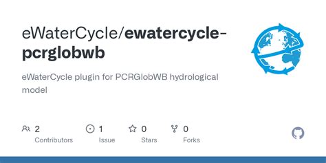 Github Ewatercycleewatercycle Pcrglobwb Ewatercycle Plugin For