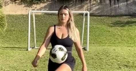 Champions League Streaker Shows Off Football Skills As Fans Say She Has