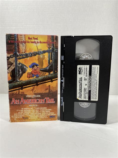 Vintage 1987 An American Tail Vhs Starring The Voices Of Don Deluise