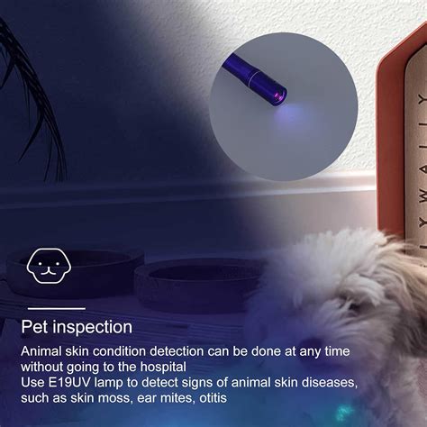 Vgeby Luz Negra Ultravioleta 365nm Luz Negra Ultravioleta Led De Mano