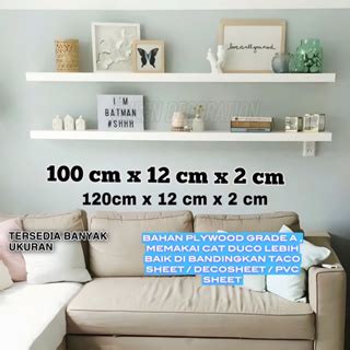 Jual Rak Ambalan Dinding Minimalis Hiasan Papan Hambalan Kayu Laci