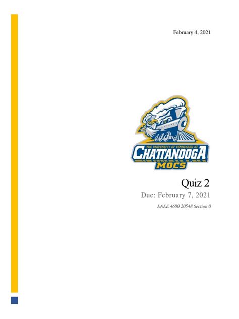 Quiz 2 Due February 7 2021 Download Free Pdf Root Mean Square