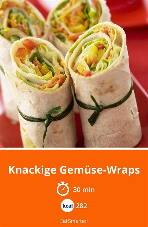 Knackige Gemüse Wraps Rezept EAT SMARTER
