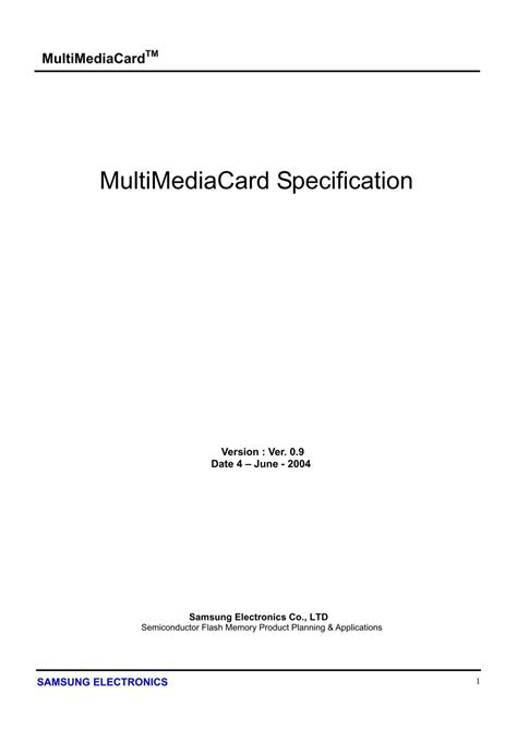 Multimediacard