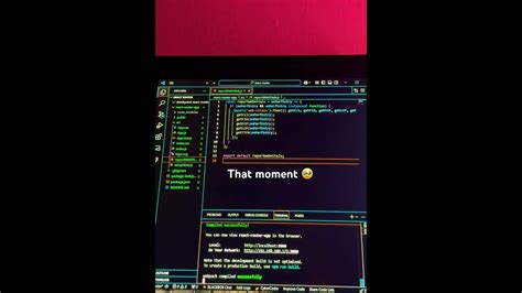 This Moment Guys 😌😇 Bootstrap Coding Frontend Js Jsx React Reactrouter Webdevelopment