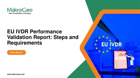 Ppt Eu Ivdr Performance Validation Report Steps And Requirements