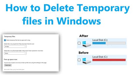Delete Temporary File In Windows How To Delete Temporary File In Windows Remove Temporary