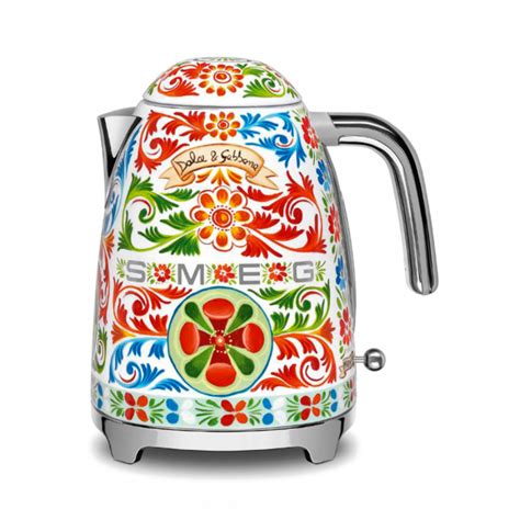 Чайник электрический, объем 1,7 л, Dolce & Gabbana Smeg KLF03DGEU ...