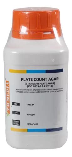Agar De Recuento En Placa Agar De Métodos Estándar 500 Gr Meses Sin