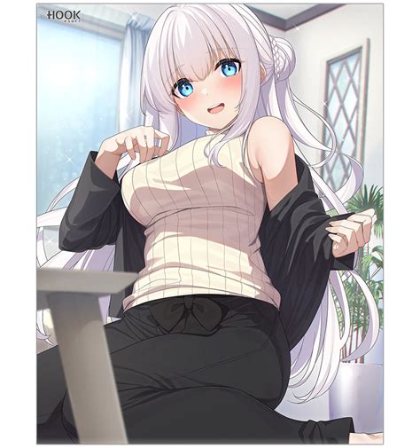 Hooksoft・smee・asa Project・tily 公式グッズinfo 恋にはあまえが必要です B2タペストリー 発売記念イラスト版