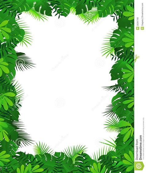 Nature Forest Frame Clip Art Borders Borders And Frames Clip Art