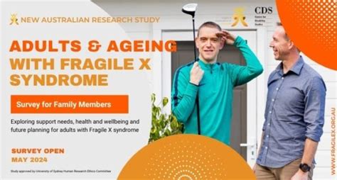 Survey For Families Of Adults With Fragile X Syndrome Fragile X Association Of Australia