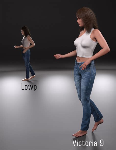 Lowpoly Crowd Creator Bundle Daz 3d