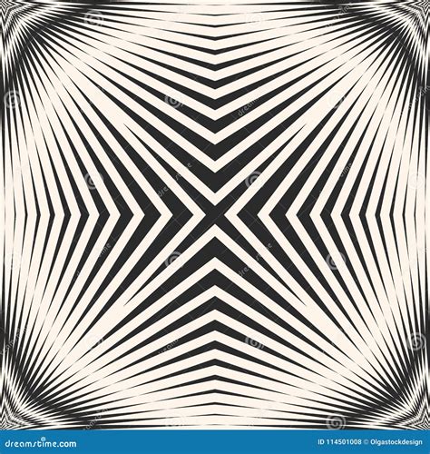 Vector Striped Seamless Pattern With Diagonal Cross Lines
