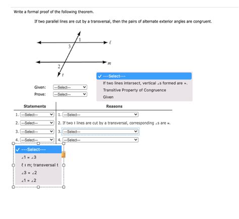 Solved Write A Formal Proof Of The Following Theorem If Two