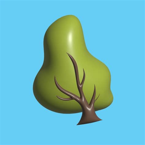 Premium Photo Trees 3d Render For Nature Ecology Environment Day