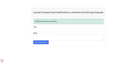 Laravel Firebase Push Notification To Android And Ios App Example Danatec