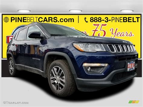 2018 Jazz Blue Pearl Jeep Compass Latitude 4x4 122078443 Gtcarlot