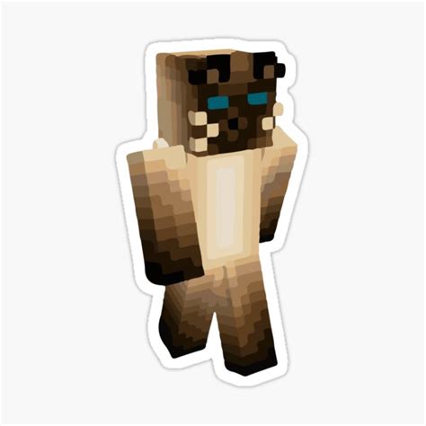 Antfrost Dream Smp Skin Minecraft Speedrun Manhunt Sticker By