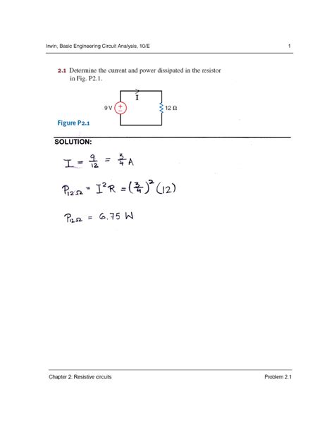 Irwin Basic Engineering Circuit Analysis 10 E 1 BS Electronics