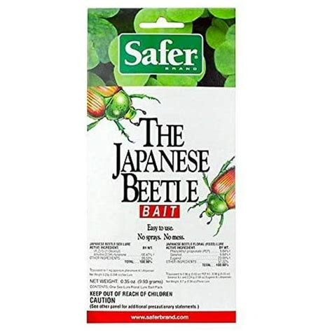 Safer 70006 Japanese Beetle Trap Attractant Bait Lure Quantity 8