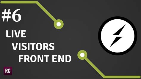 And Websockets 6 Live Visitors Front End Part 1 Youtube