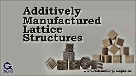 Additively Manufactured Lattice Structures Cademix Institute Of